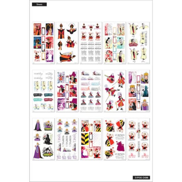 Disney | Other | The Happy Planner Disney Villains Sticker Book | Poshmark